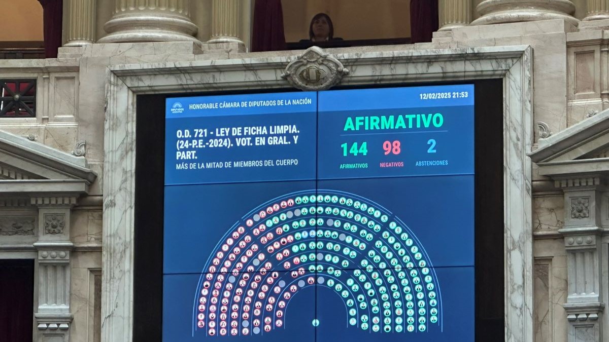 Tras Un Tenso Debate Diputados Le Dio Media Sanción A Ficha Limpia 7675